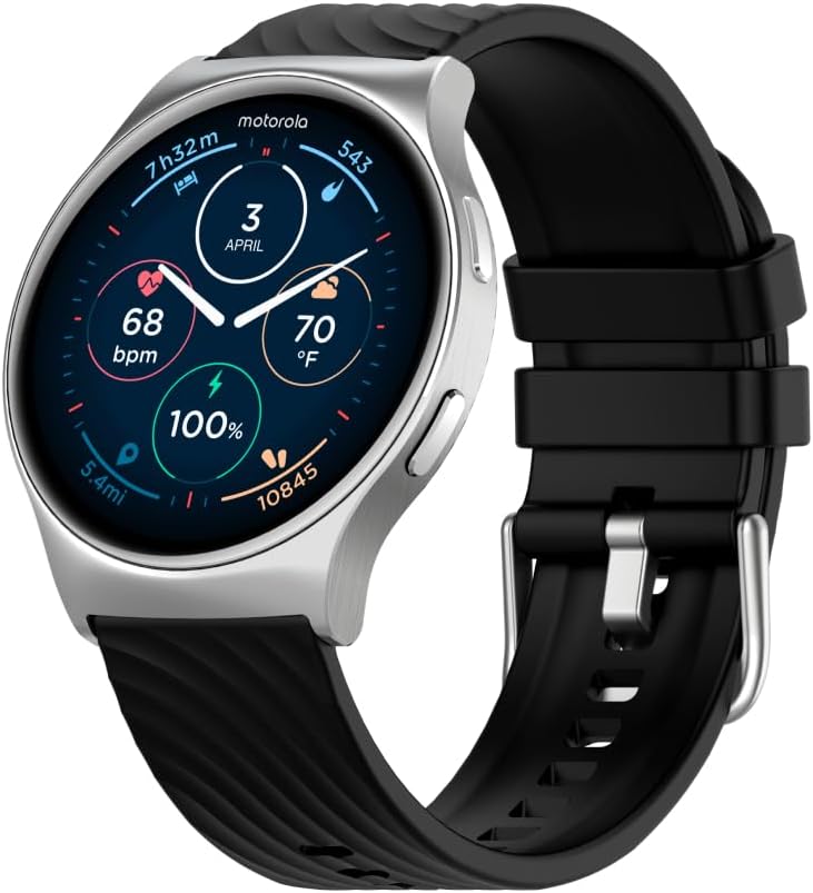 Amazon.com: Motorola Moto Watch 120 - Premium Bluetooth Smartwatch with ...