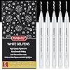 Amazon.com: PANDAFLY White Gel Pens, 1 mm Extra Fine Point Gel Ink Pens ...