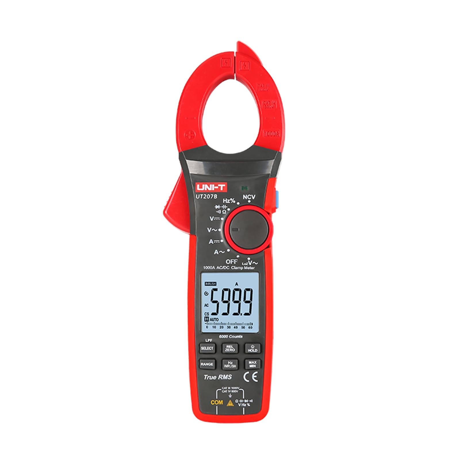 Snapklik.com : UT207B Analog Clamp Meter Multimeter AC DC 1000A 1000V ...
