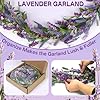 Amazon.com: Wisteria Lavender Garland for Mantle, 6Ft Artificial Spring ...