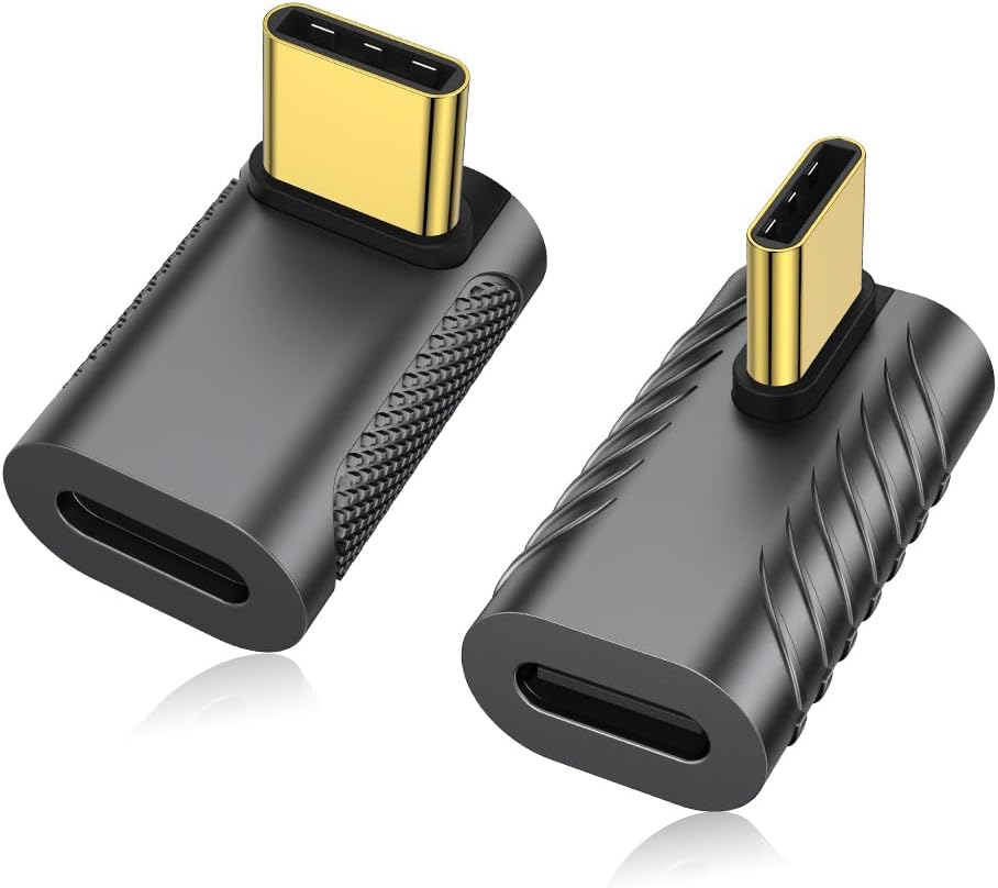 Amazon.com: AuviPal 240W USB C Right Angle Adapter (2 Pack), 90 Degree ...