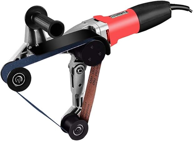 SPTA 110V 800W Professional Stainless Steel Pipe Tube Belt Sander Pole ...