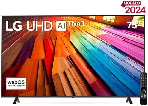 LG Pantalla UHD AI ThinQ 75 Pulgadas 4K Smart TV 2024 75UT8050PSA : Amazon.com.mx: Electrónicos