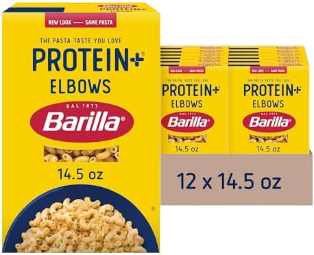 Amazon.com : BARILLA Protein+ (Plus) Penne Pasta, 14.5 Ounce - plant ...