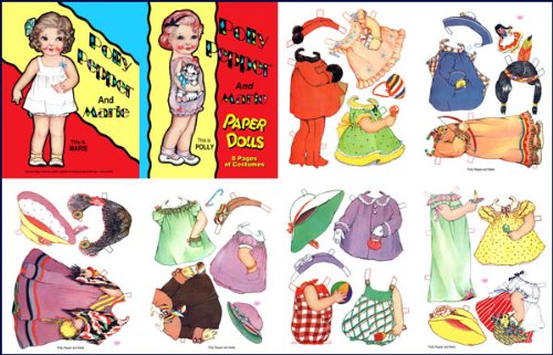 Polly Pepper and Marie Restored 1936 Paper Doll: betty bell rea: Amazon ...