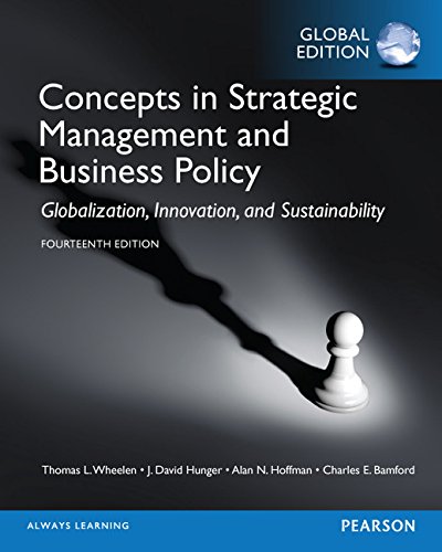 Concepts in Strategic Management and Business Policy with ...