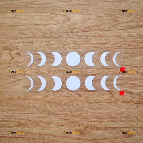 Amazon.com - Moon Phases Lunar Sticker Decal Vinyl - 2 Pack Holographic ...