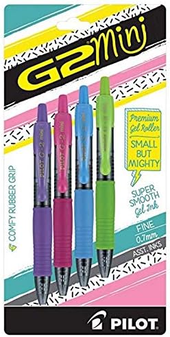 Amazon.com: Pilot G2 Mini Premium Retractable Gel Ink Rolling Ball Pens ...