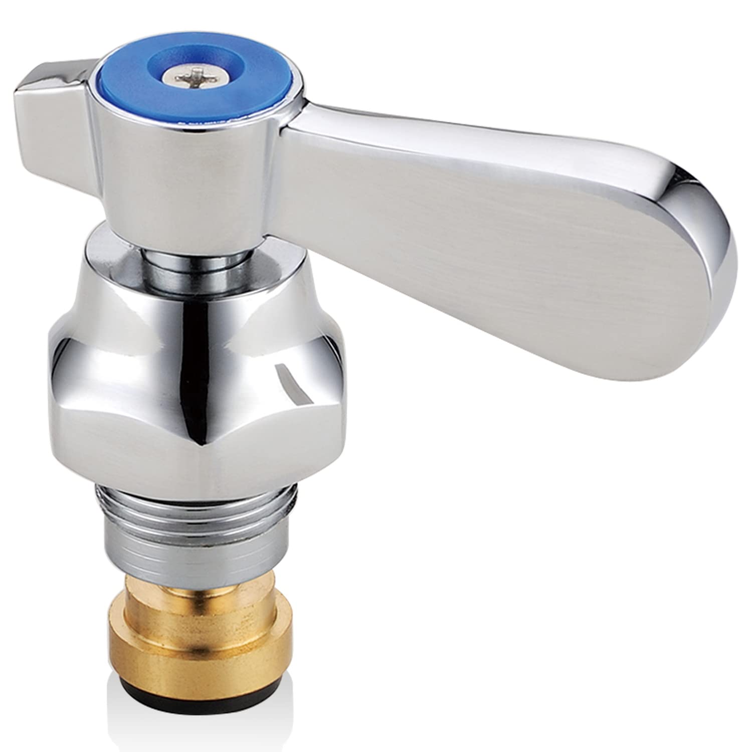 Favorpo Brass Spindle Assembly Valve Replacement Cold Side Handle Stem ...