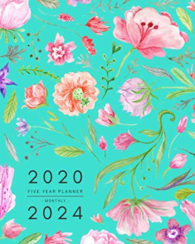 Five Year Planner 2020-2024: 8x10 Monthly Notebook Organizer Large | 5 ...