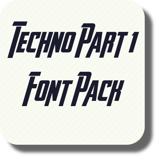 Techno Part 1 Font Pack-Amazonアプリストアのアプリ