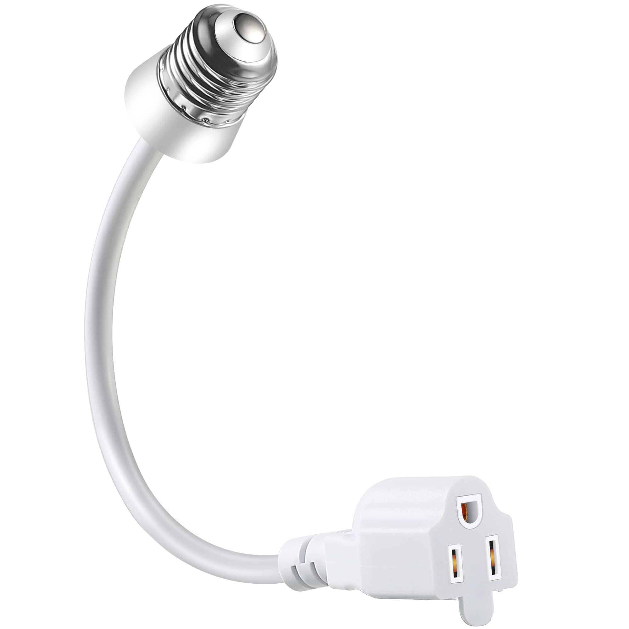 Snapklik.com : Feekoon 1 Pack 3 Outlet Light Socket Adapter, Convert ...