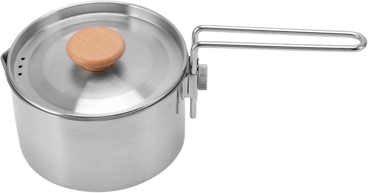 Amazon.com: Camping Tea Pot, 1L Resistance Stainless Steel ...