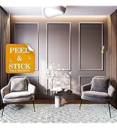 Amazon.com: Birdeco Premade Wall Molding Kit, Ready to Assemble Wainscoting Panels, Installed ...