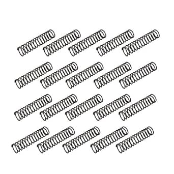 uxcell Compression Spring - 1.2mm Wire Dia, 12mm OD, 50mm Free Length ...