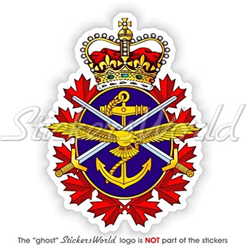 Canada Canadian Armed Forces Badge CF Emblem 4" (100mm) Vinyl Sticker ...
