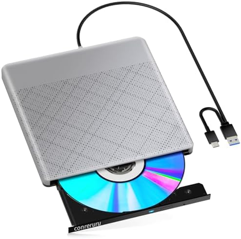 Amazon.com: HP External Portable slim Design CD/DVD RW Write/Read Drive ...
