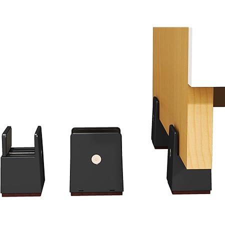 AIRUJIA Upgraded Adjustable Chair Risers with Screw Clamp, 2 Inch Lift ...