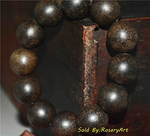 Buy 20mm Buddhism natural super vietnam wild agarwood bracelet prayer ...