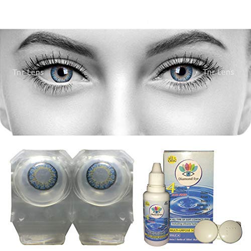 Buy Crystal Eye Contact Lens Monthly Disposable with Case and Solution ...