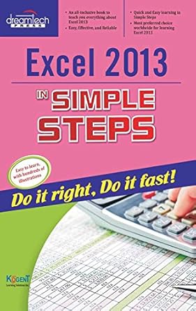 Excel 2013 in Simple Steps , Kogent Learning Solutions Inc., eBook ...