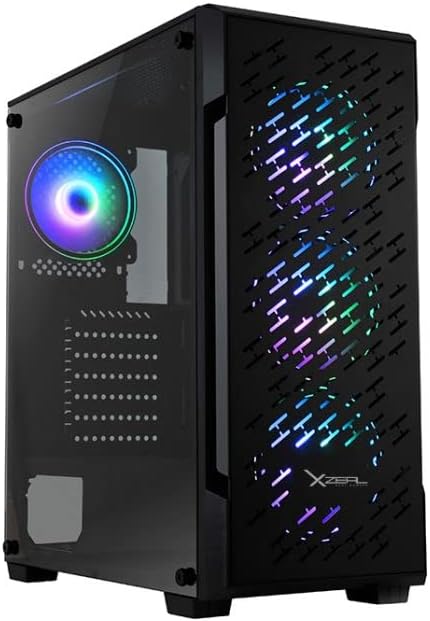 Xpert Computers Gabinete XZ135, ATX, 3 Vent Frontales incluidos Negro ...
