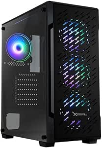 Xpert Computers Gabinete XZ135, ATX, 3 Vent Frontales incluidos Negro ...