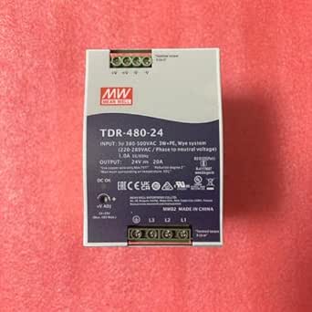 Amazon.com: Mean Well TDR-480-24 480W Three Phase Industrial DIN Rail with PFC Function TDR-480 ...