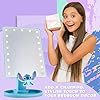 Amazon.com: Disney Stitch Vanity Mirror for Girls, Teens, Women with ...