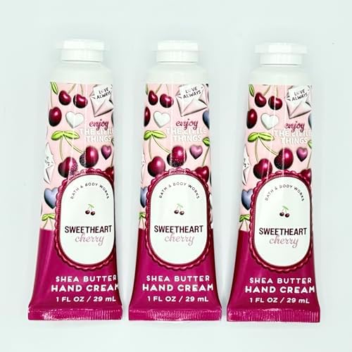 Amazon.com : Sweetheart Cherry Hand Cream 3-Piece Bath and Body Bundle ...