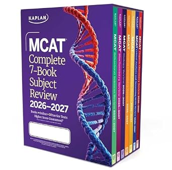 MCAT Complete 7-Book Subject Review 2026-2027, Set Includes Books ...