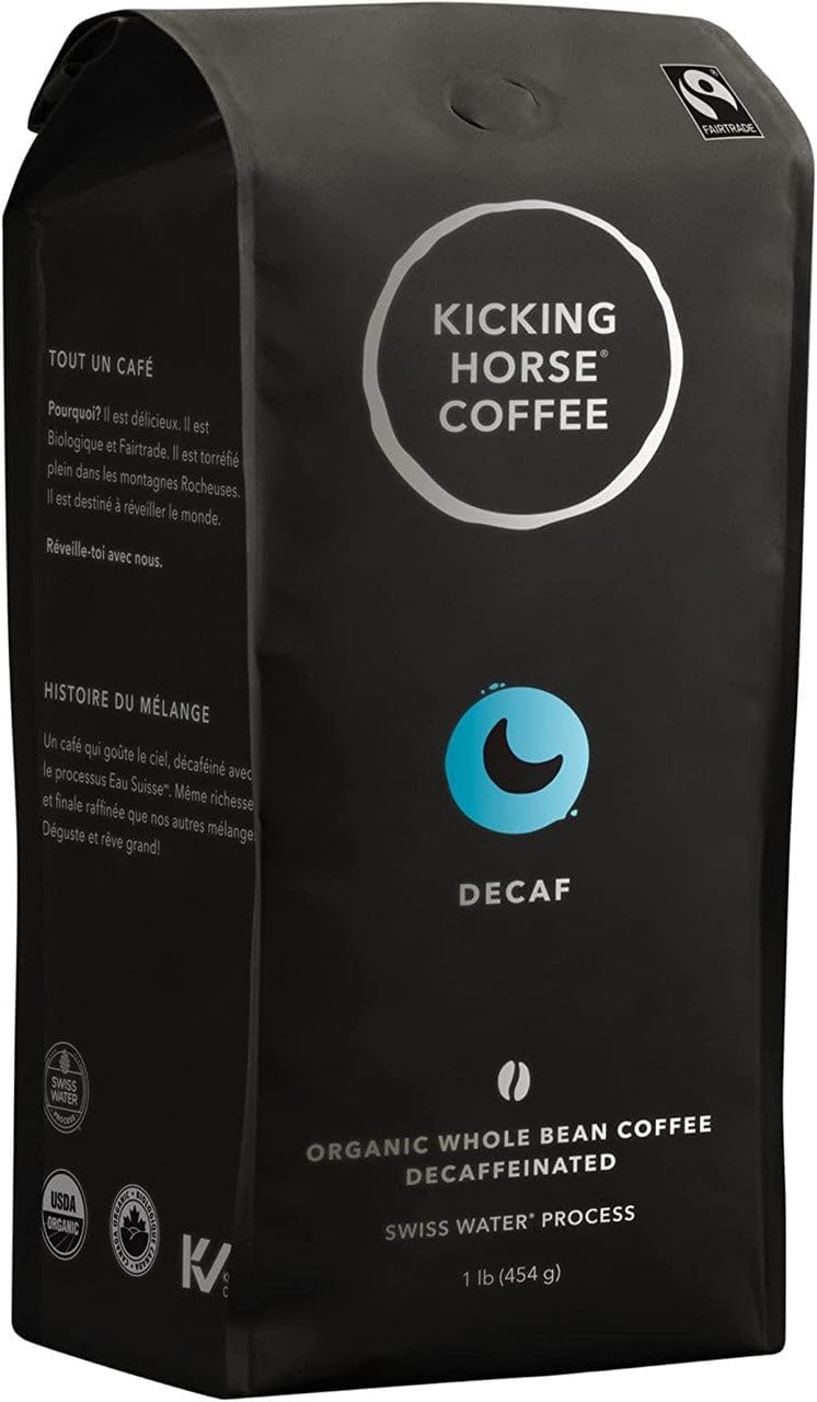 Amazon.com : Kicking Horse Coffee, Decaf, Swiss Water Process, Dark ...