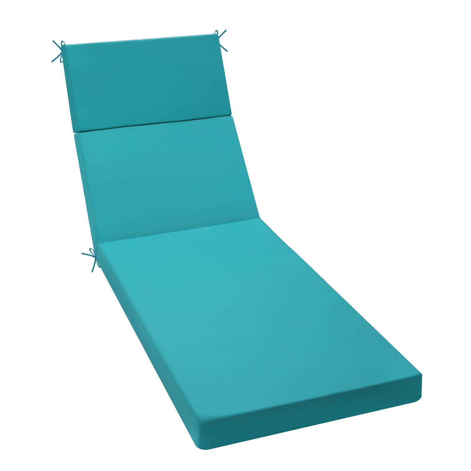 Amazon.com: idee-home Chaise Lounge Cushions Outdoor, Lounge Chair ...