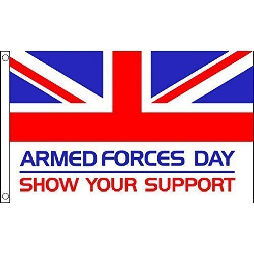 5ft x 3ft (150 x 90 cm) Armed Forces Day British Military Forces Troops ...