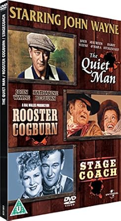 The Quiet Man/Stagecoach/Rooster Cogburn [DVD]: Amazon.co.uk: John ...