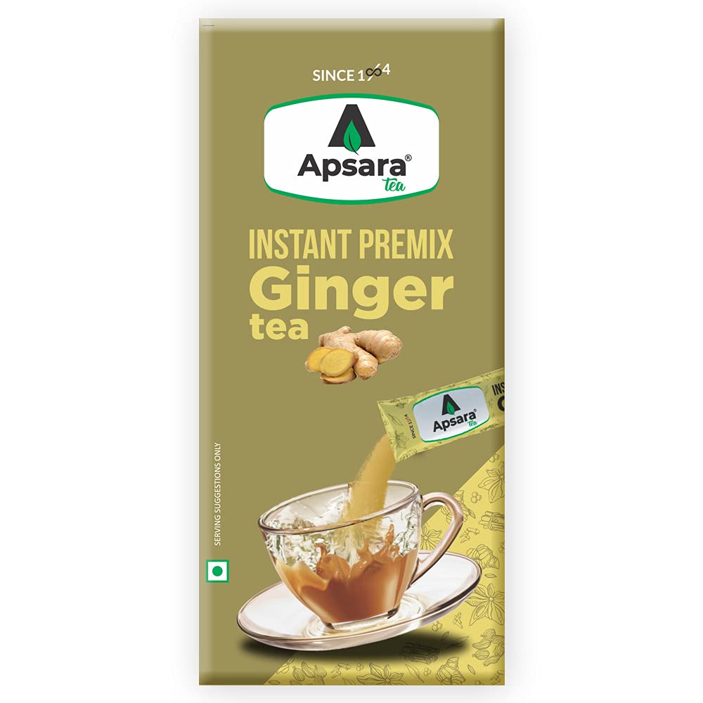 APSARA Instant Tea Ginger Premix Tea 10 Sachets|Ginger Tea Premix ...