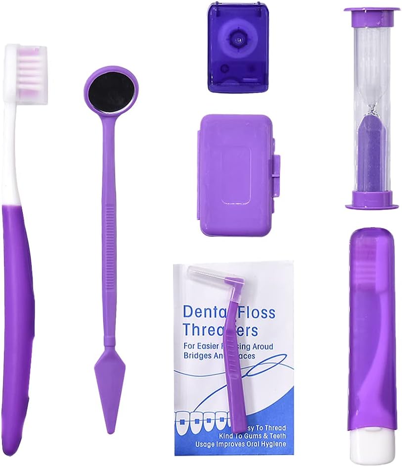 MIBICIRI Orthodontic Toothbrush Kit, Braces Cleaning Kit for Teeth ...