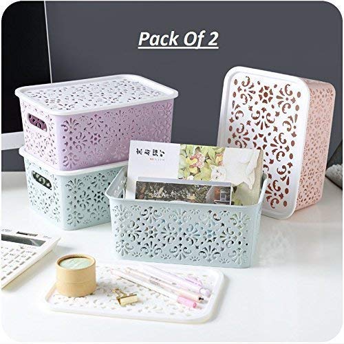 MIRARIYA Plastic Storage Basket Box Bin Container Organizer Clothes ...