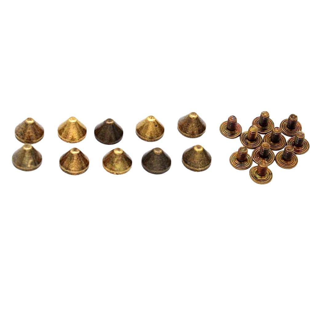 MYADDICTION 10 Pieces Alloy Conic Rapid Rivets for Sewing Accessories ...