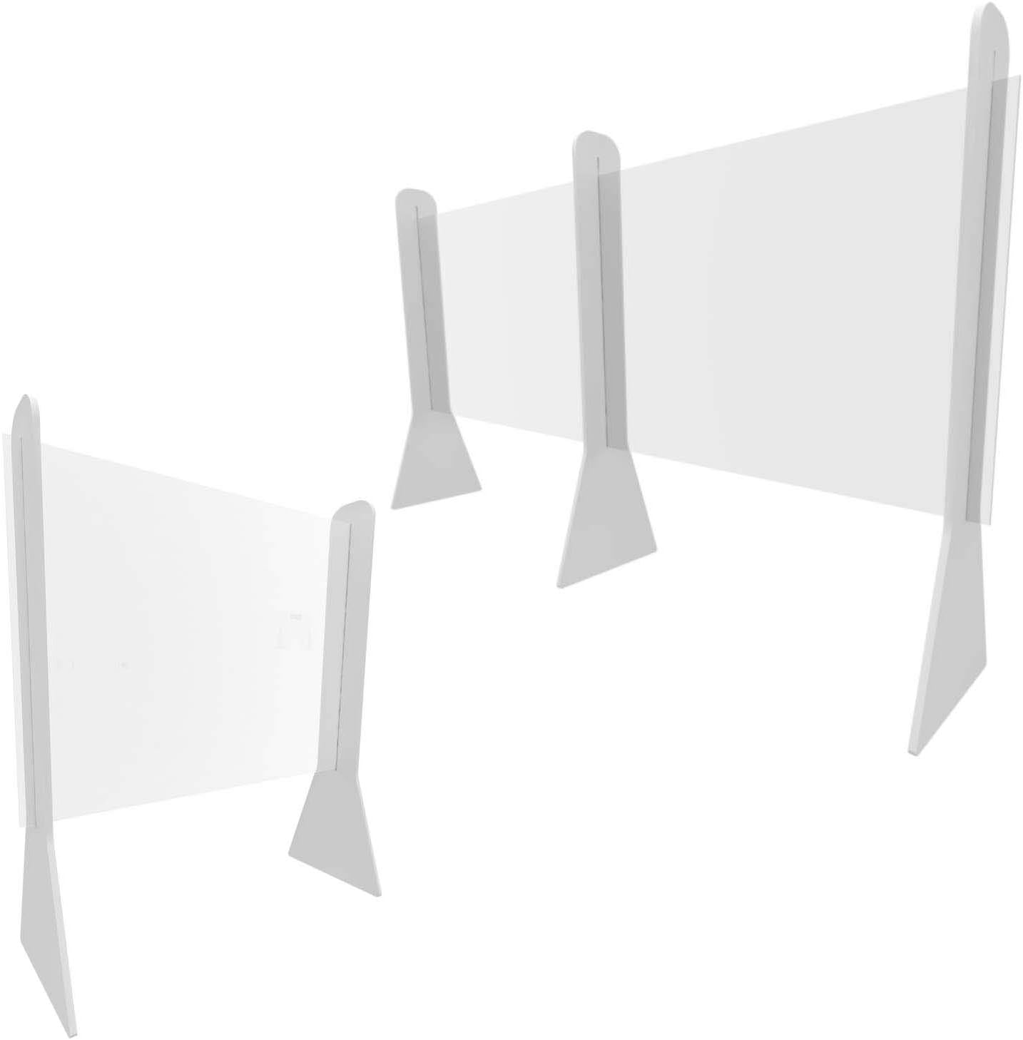 Sneeze Screen, Clear Acrylic Cough Guard - Plastic Perspex Protection ...