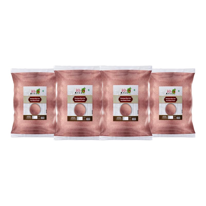 Buy 90's MILL Handgrounded Natural Black Salt/Kala Namak Powder ...