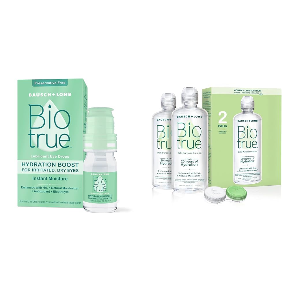 Amazon.com: Biotrue Hydration Boost Eye Drops, Preservative Free, Soft Contact Lens Friendly ...