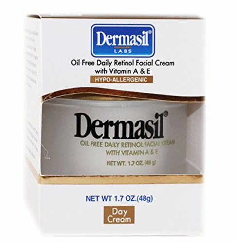 Dermasil Oil Free Daily Retinol Facial Cream With Vitamin A & E 1.7 oz ...