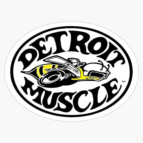 Amazon.com: Detroit Muscle Sticker Bumper Sticker Vinyl Decal 5 ...