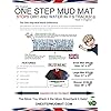 Amazon.com : One Step Mud Mat Original Made in England (Large Brown ...