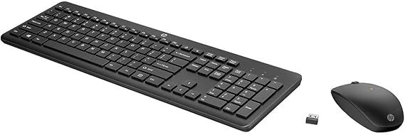 Amazon.com: HP Wireless Keyboard and Mouse Combo - Full Size Membrane ...