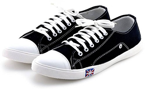 Cyro Men'S Black Sneakers (Uk-9) : Amazon.in: Shoes & Handbags