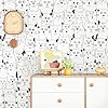 Wallderful Cat Wallpaper Beige Peel and Stick Wallpaper Black Cat ...