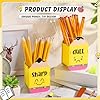 Amazon.com: DoubleFill 2 Pcs Pencil Shaped Holder Sharp Dull Holder ...