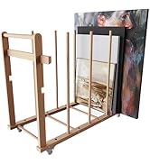 Amazon.com: UNZERO Art Storage Rack, Art Canvas Storage, Canvas Boards ...